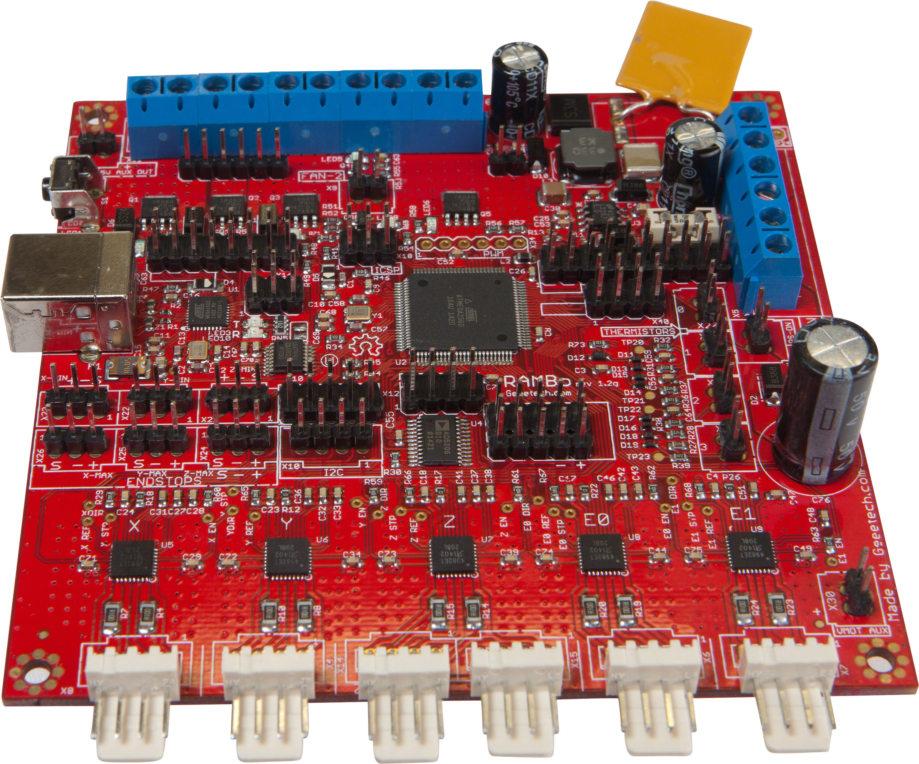 3DWare.ch Handelsware RepRap Rambo 1.2G controller board 3D-Rambo - 3DWare Shop Schweiz